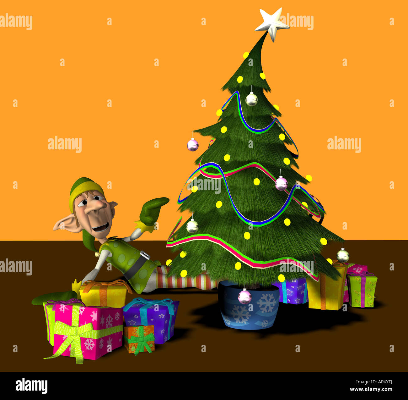 Cartoon elfen hi-res stock photography and images - Alamy