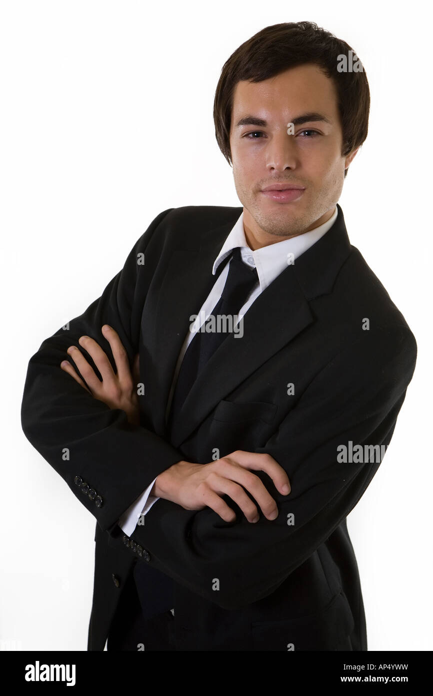 Confident business man Stock Photo - Alamy