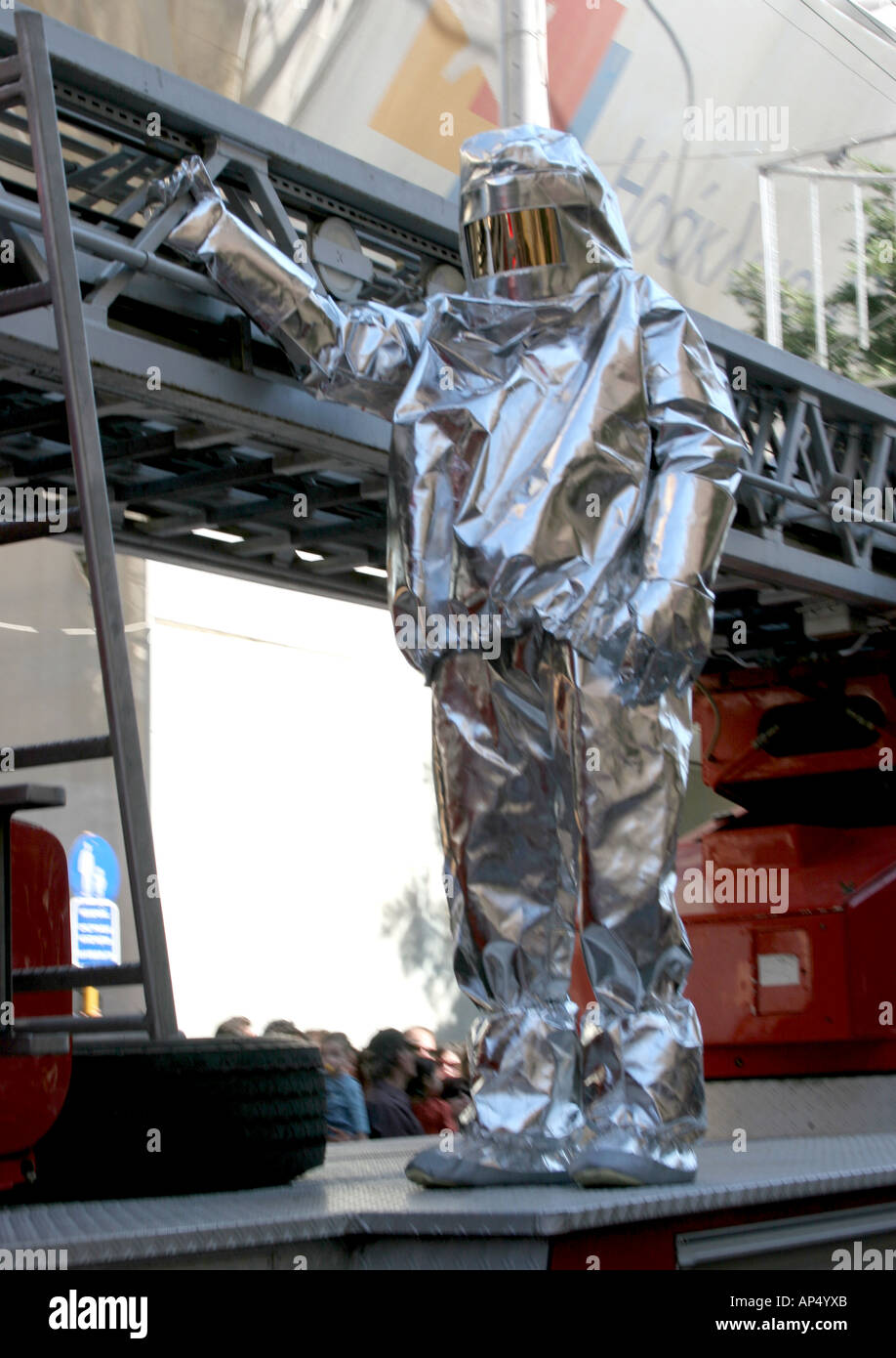 Fireman Protection uniform Stock Photo - Alamy