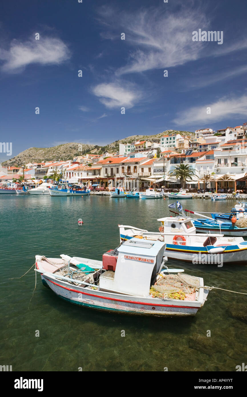 GREECE, Northeastern Aegean Islands, SAMOS, Pythagorio: Harbor View ...