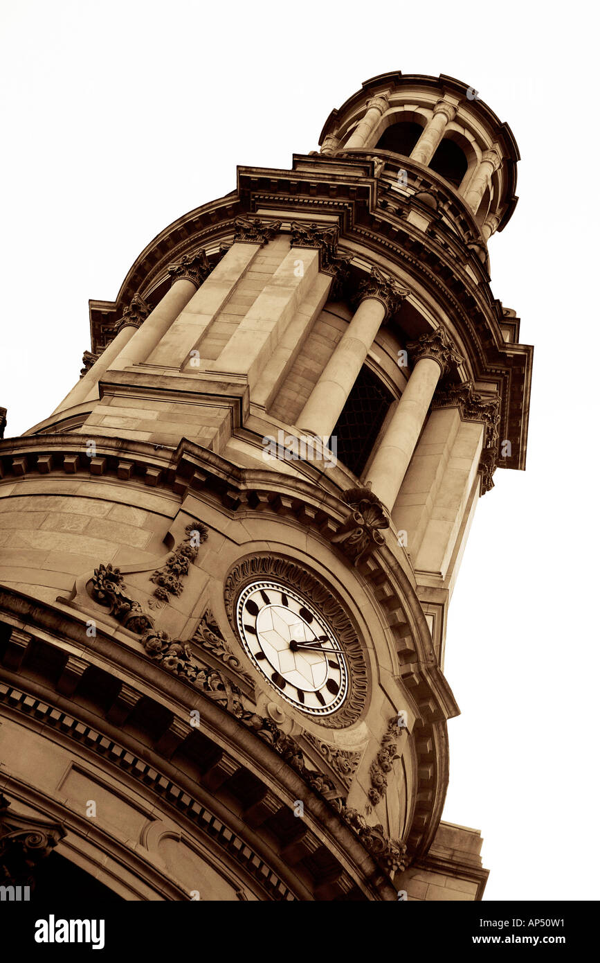 Clock Tower, St Ann's Square, Manchester City Centre UK Stock Photo - Alamy