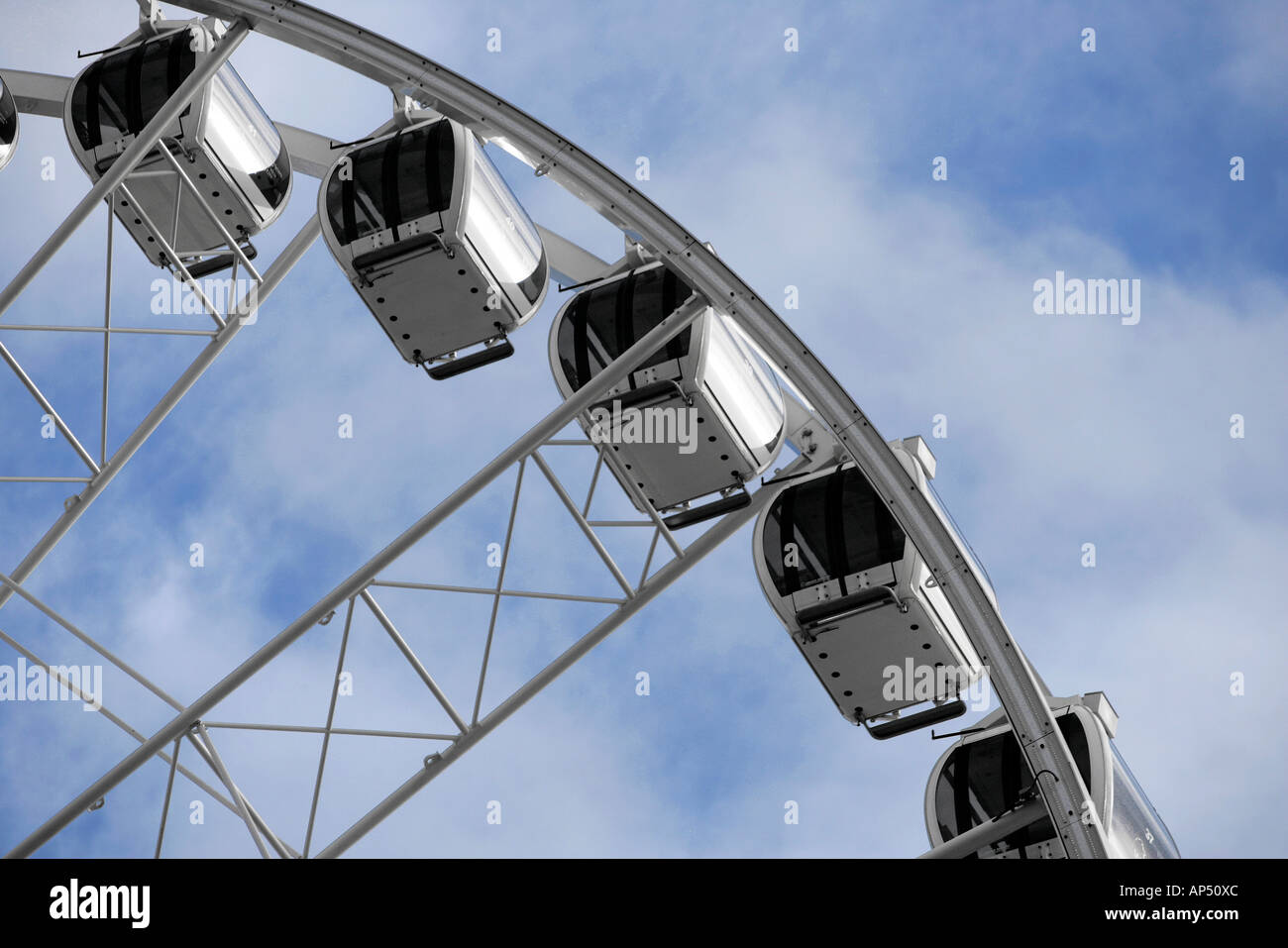 Capsules On Ferris Wheel Stock Photo - Alamy