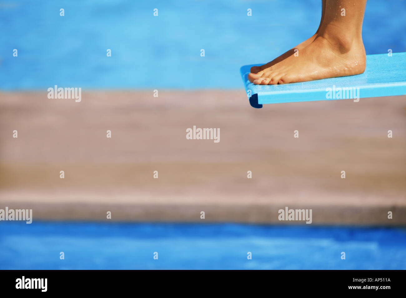 Jump swimming pool diving board hi-res stock photography and images - Alamy