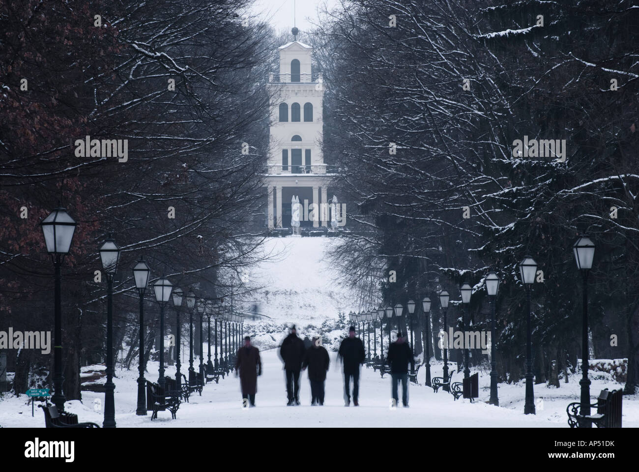 People walking in a park in Zagreb, Croatia Stock Photo - Alamy