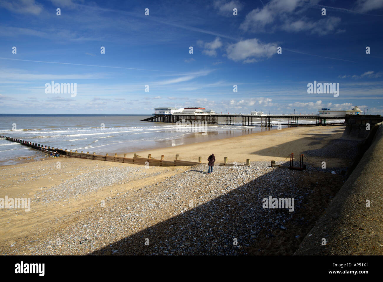 Cromer Beach and Pier North Norfolk UK Stock Photo - Alamy