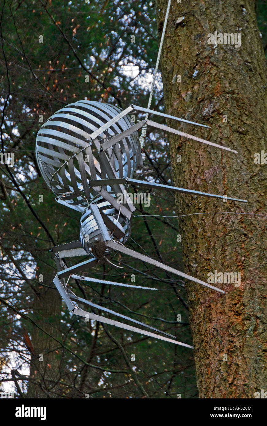 "Spider". Outdoor sculpture by Steve Blaylock, 2005. Grizedale Forest ...