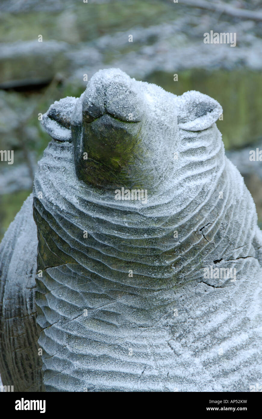 "Sethera", (detail). Outdoor sculpture by Reece Ingram, 1998. Grizedale ...