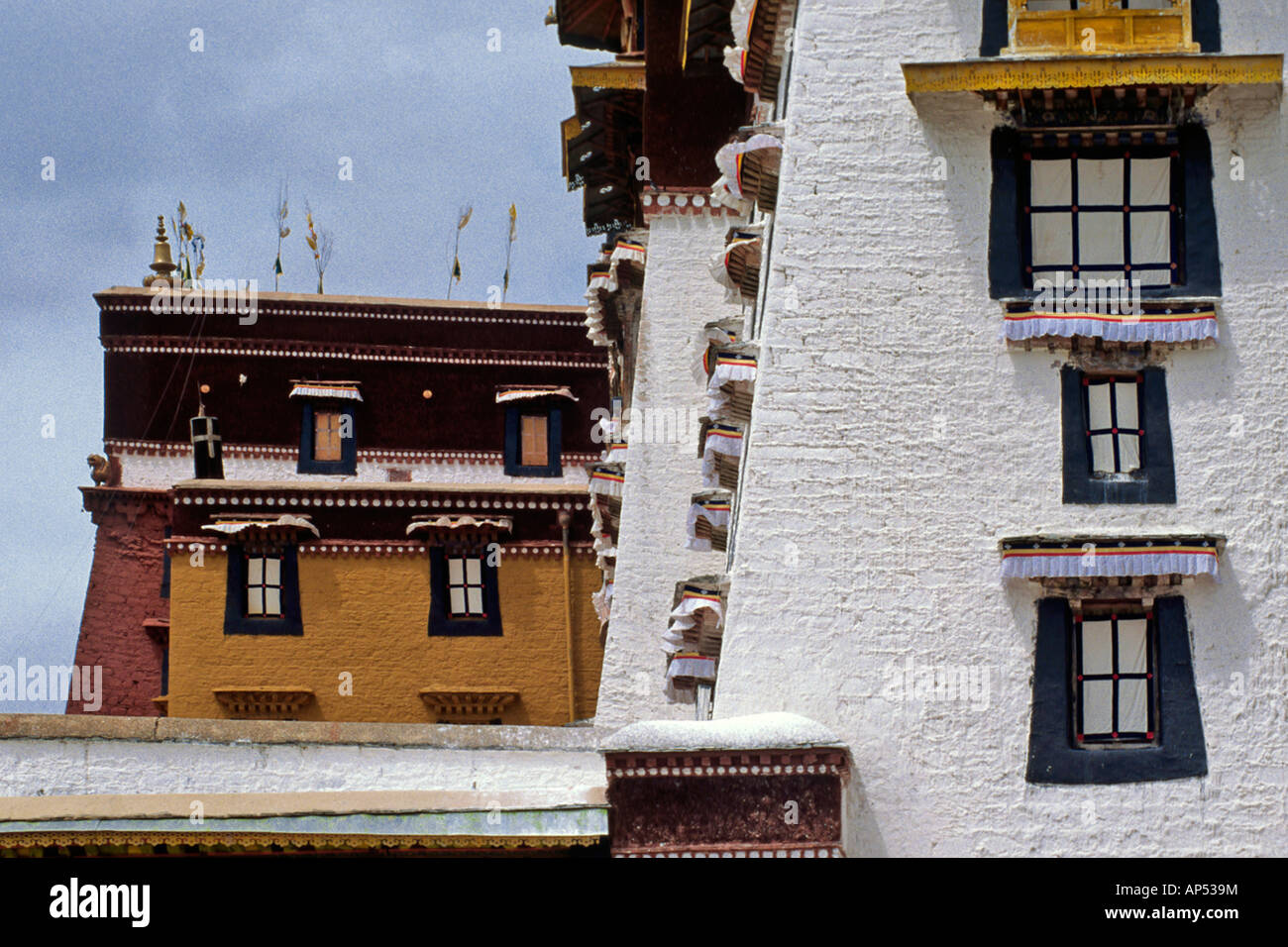 WINDOWS of the WHITE PALACE which was completed in 1648 AD POTALA ...