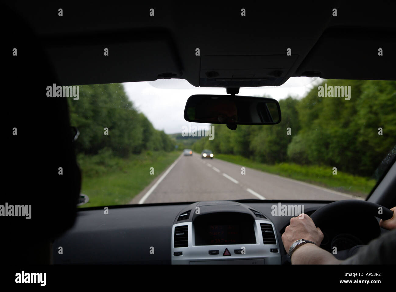 Scotland driving car dashboard hi-res stock photography and images - Alamy