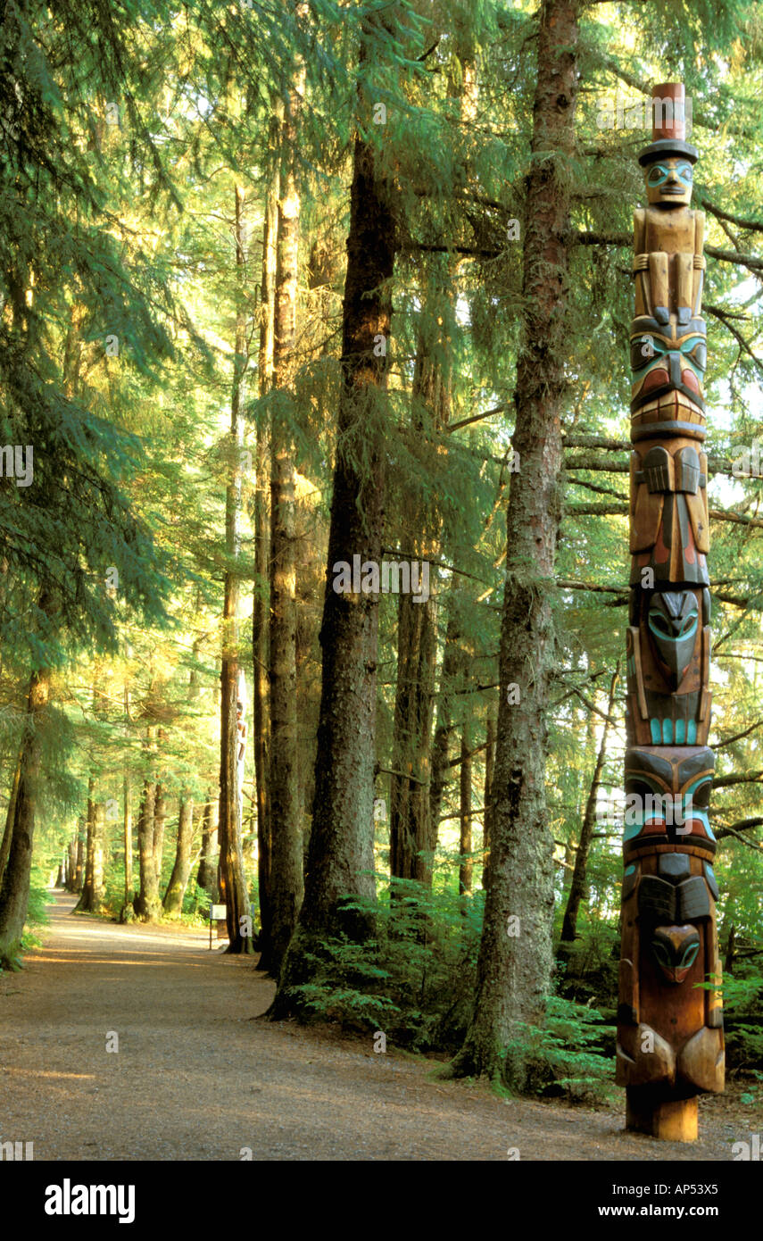 Sitka totem trail hi-res stock photography and images - Alamy