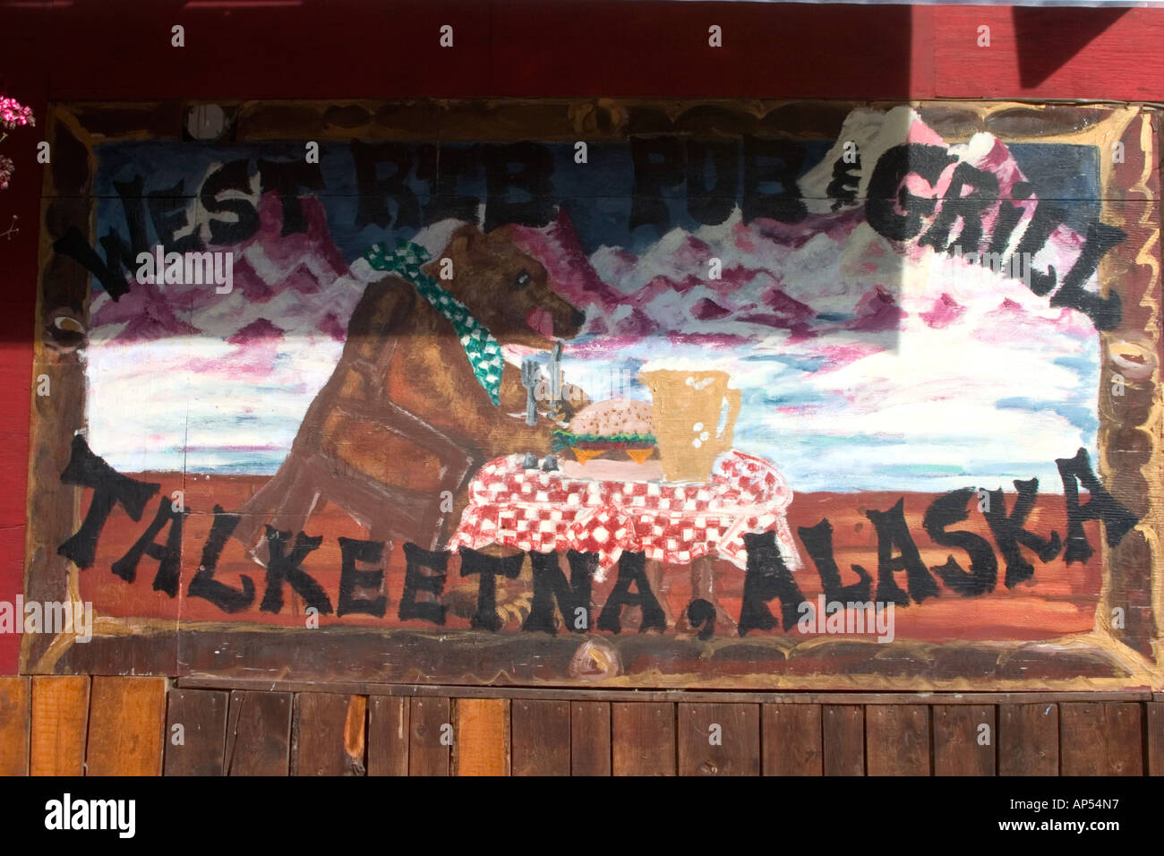Talkeetna alaska sign hi-res stock photography and images - Alamy