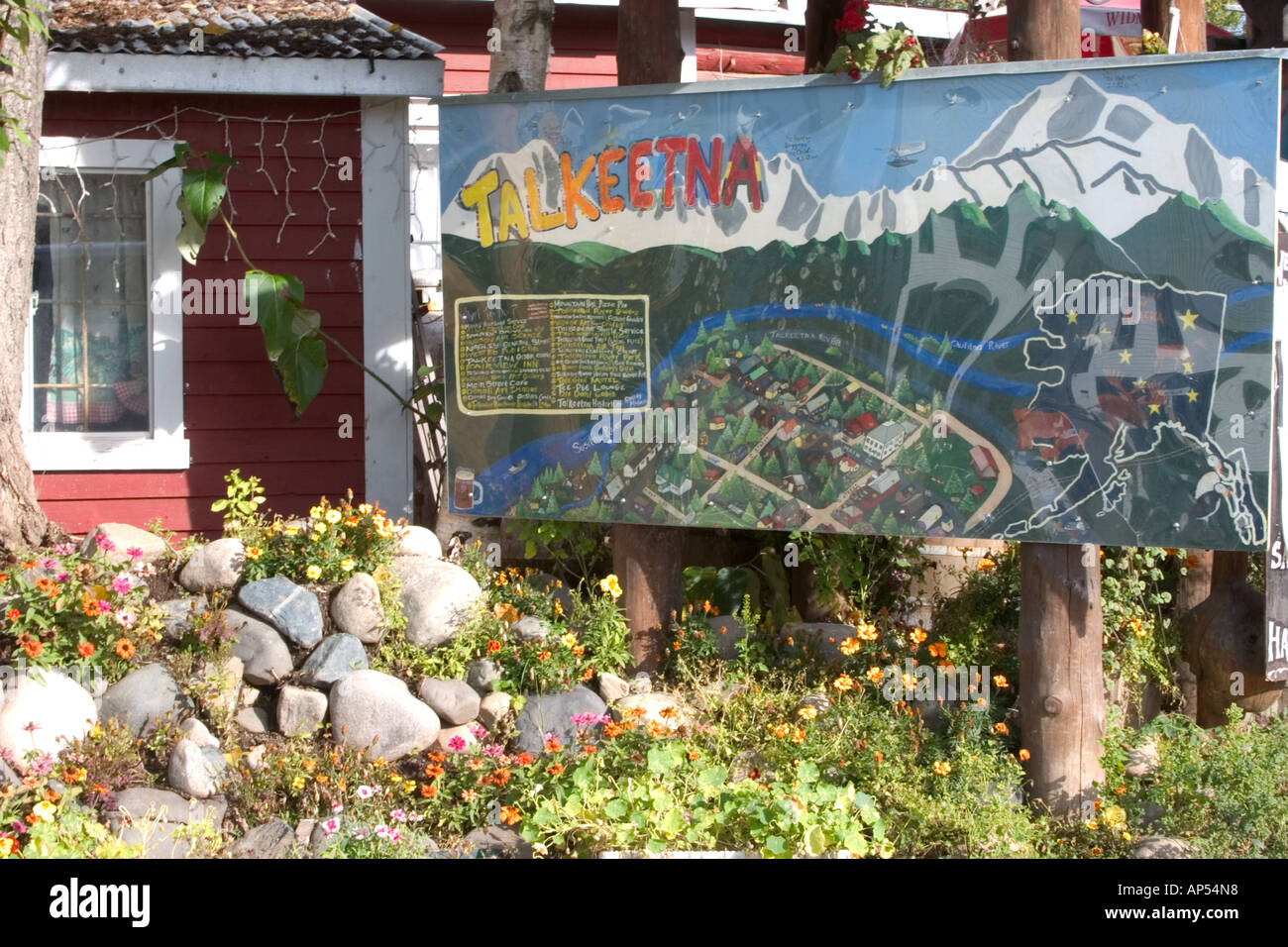 Talkeetna sign hi-res stock photography and images - Alamy