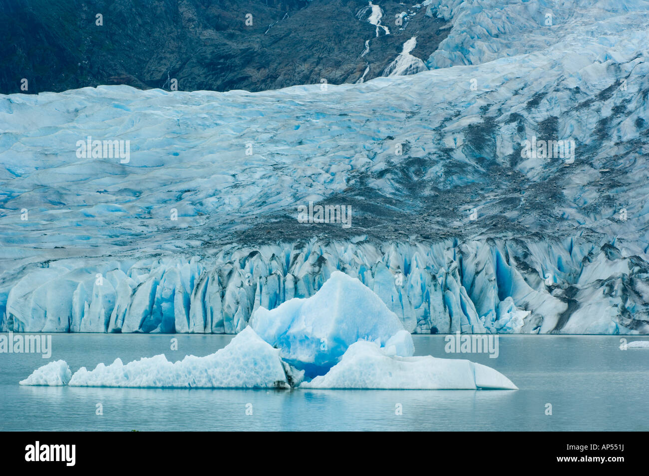 Iceberg and Mendenhall Glacier, Juneau, Alaska USA Stock Photo - Alamy