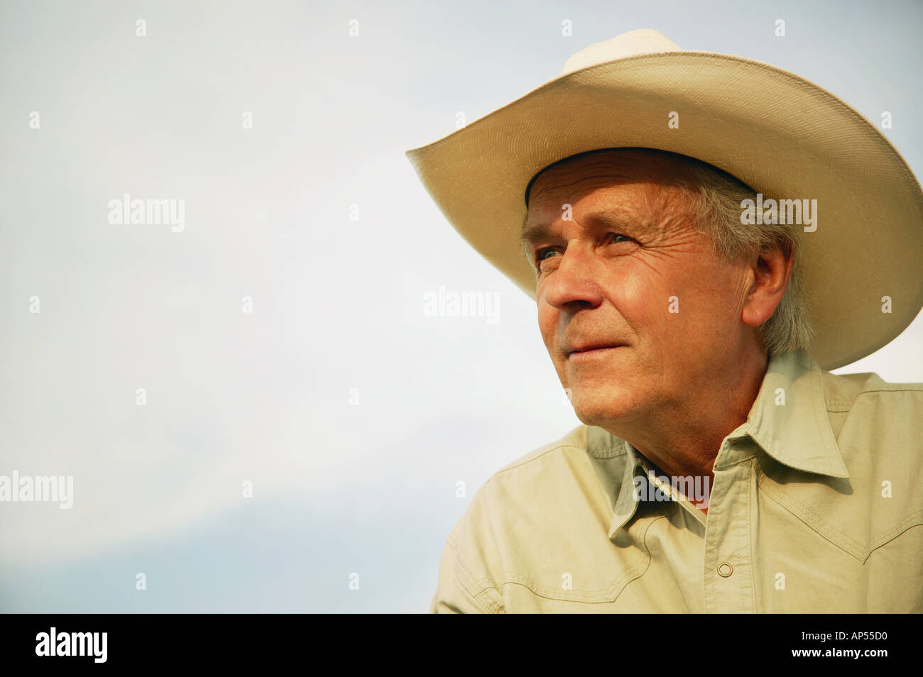 Man staring in the distance Stock Photo - Alamy