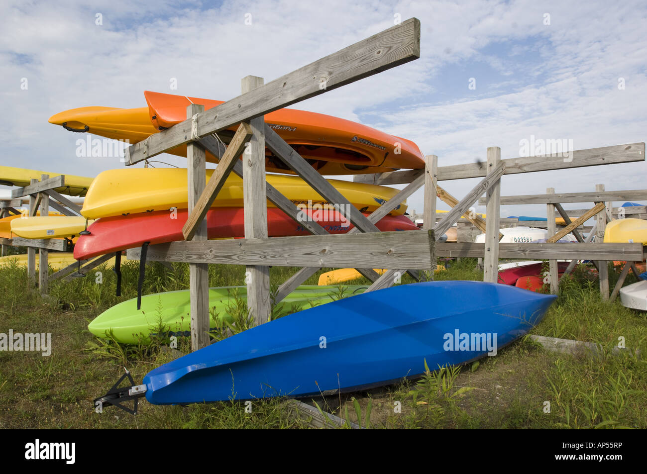 Brightly colored catamarans and boats at Compo Beach, Westport ...