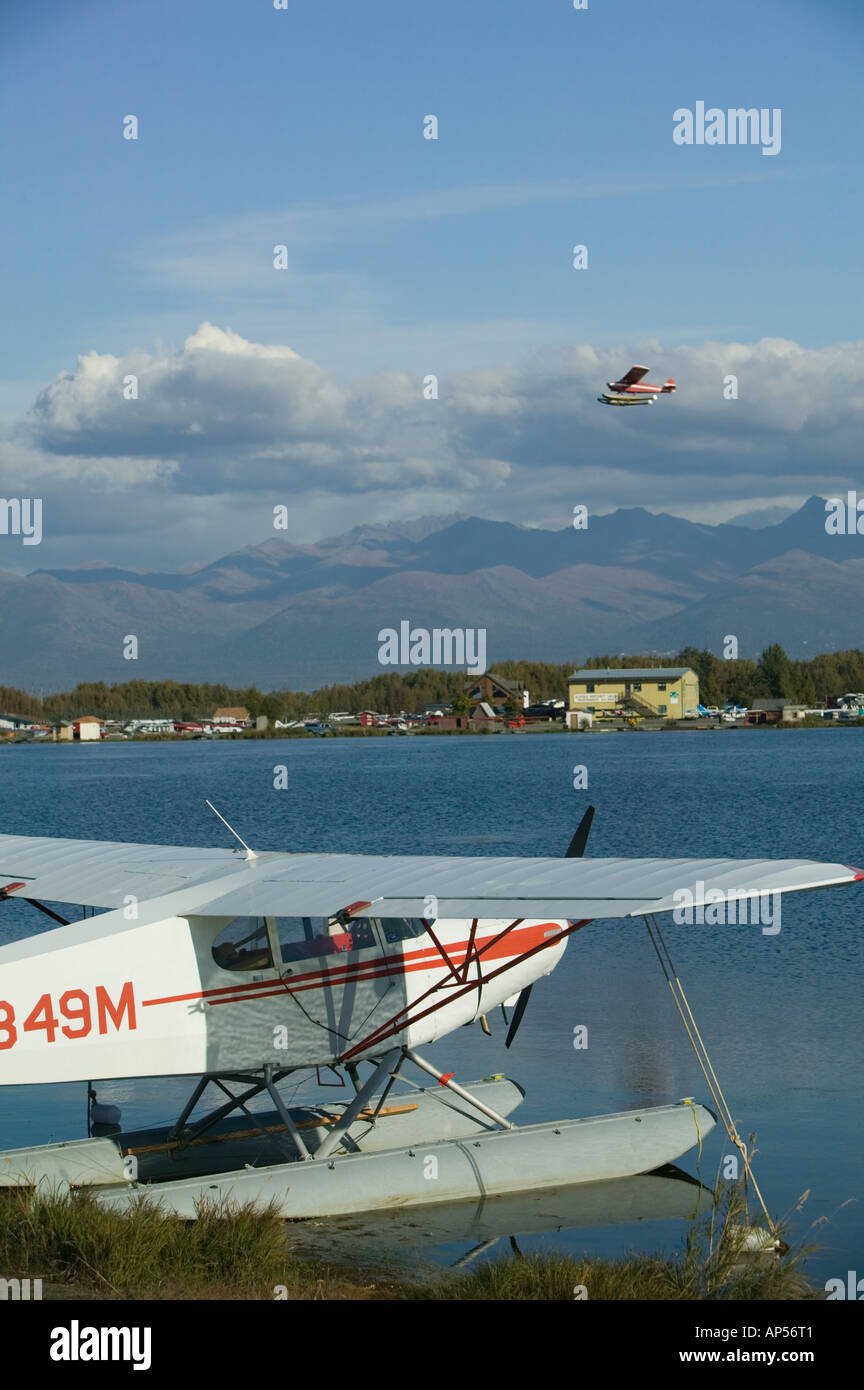 USA, ALASKA, ANCHORAGE: Lake Hood Air Harbor; World's Busiest ...