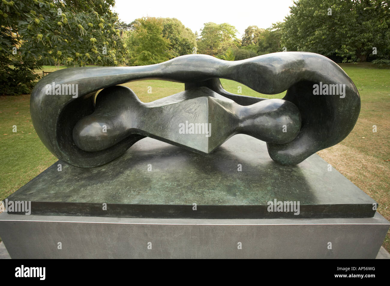 Henry Moore sculpture Reclining Connected Forms 1969 Stock Photo - Alamy