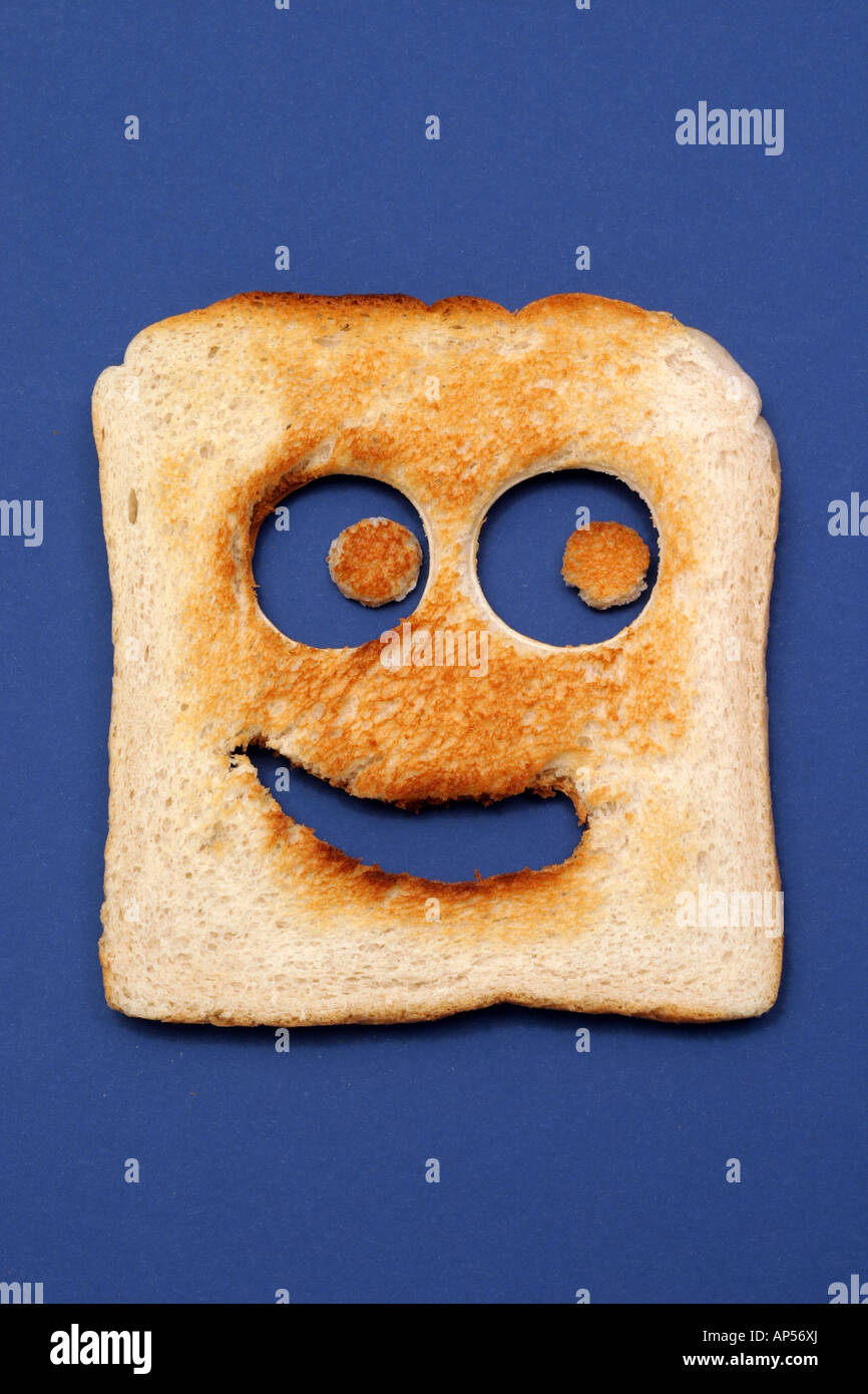 Smiling toast slice Stock Photo - Alamy