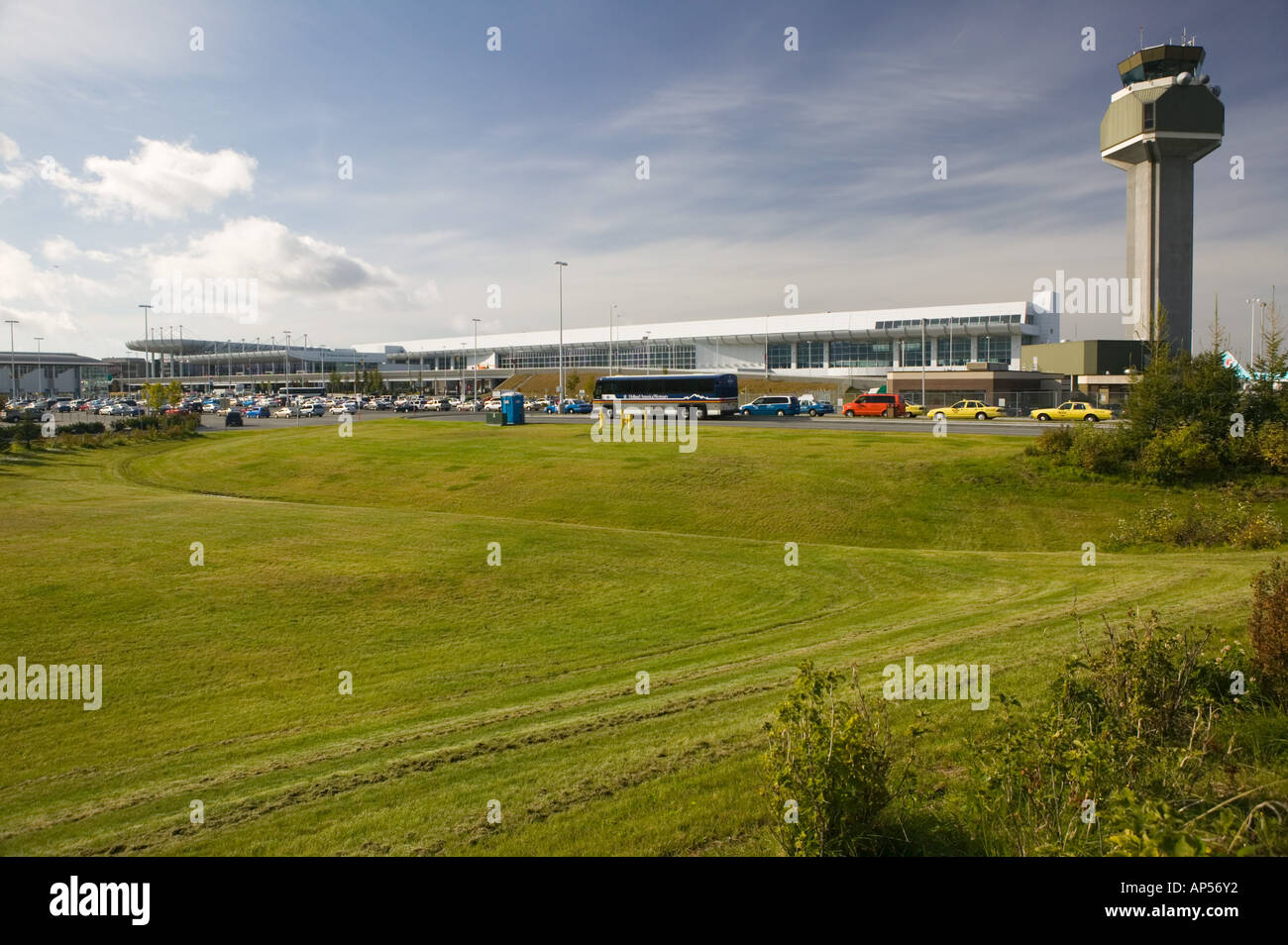 USA, ALASKA, ANCHORAGE: Anchorage International Airport Terminal ...