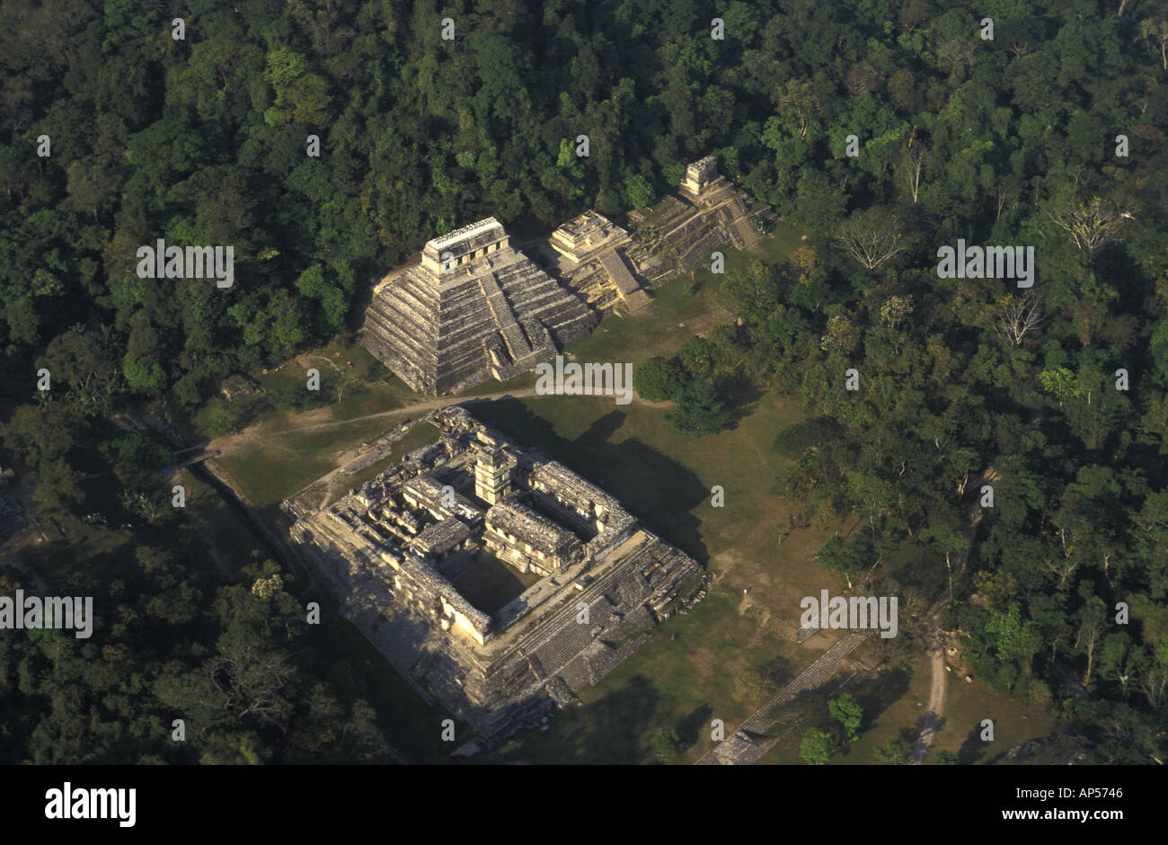 Palenque aerial view hi-res stock photography and images - Alamy