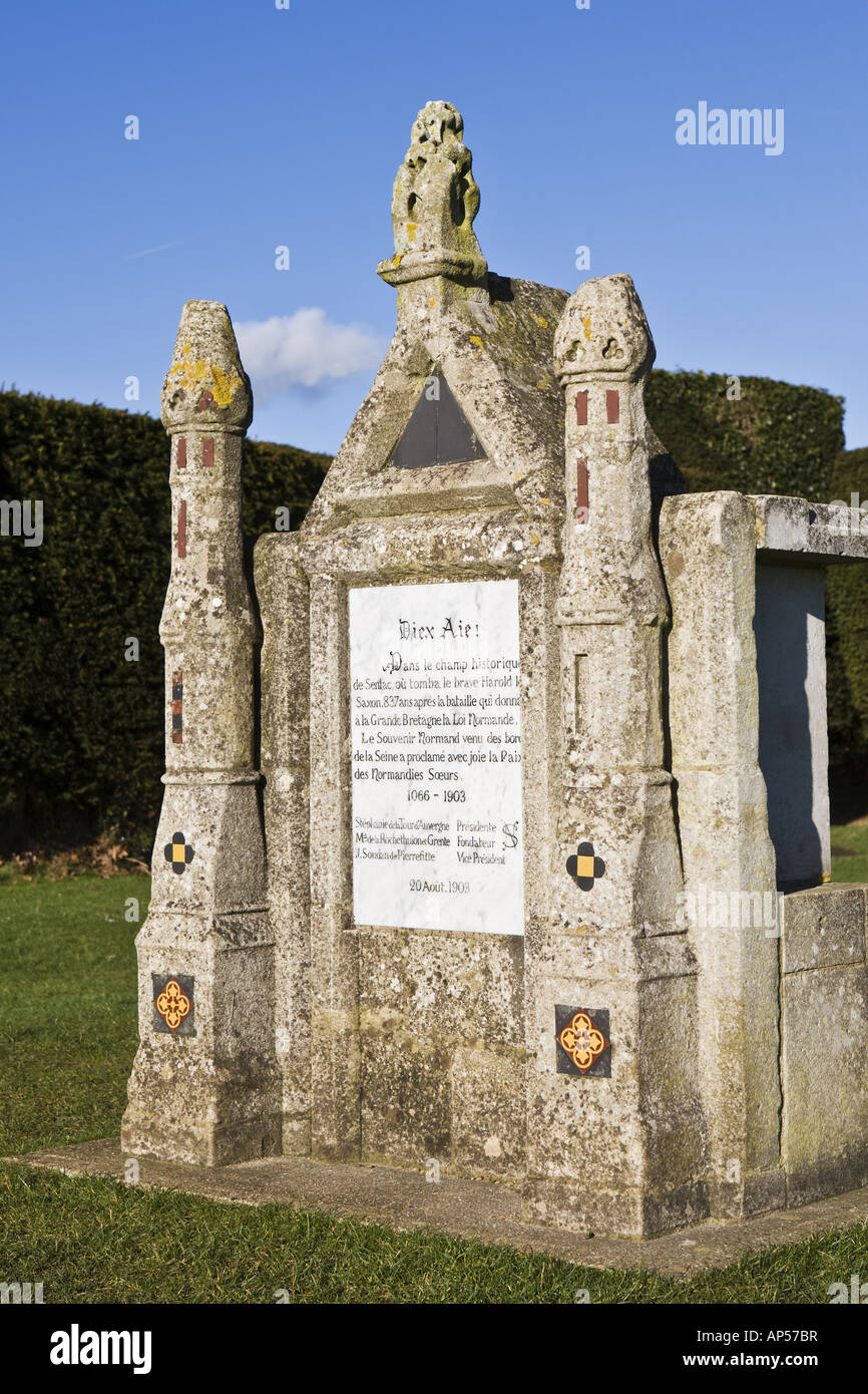 Diex Aie Battle Abbey French Memorial 1903 Stock Photo - Alamy