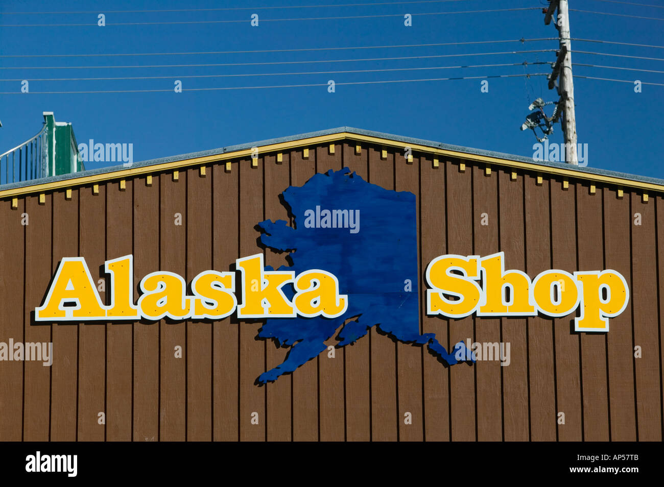 USA, ALASKA, KENAI PENINSULA, SEWARD: Alaska Shop / Downtown Seward ...