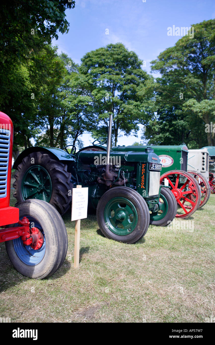 Vintage Tractor Display Royal Norfolk Show UK Stock Photo - Alamy