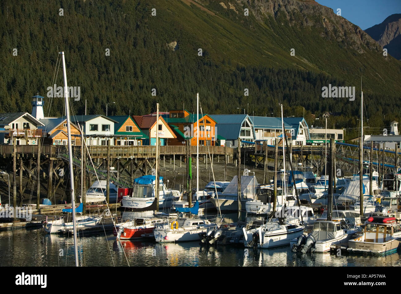 Seward small boat harbor hi-res stock photography and images - Alamy