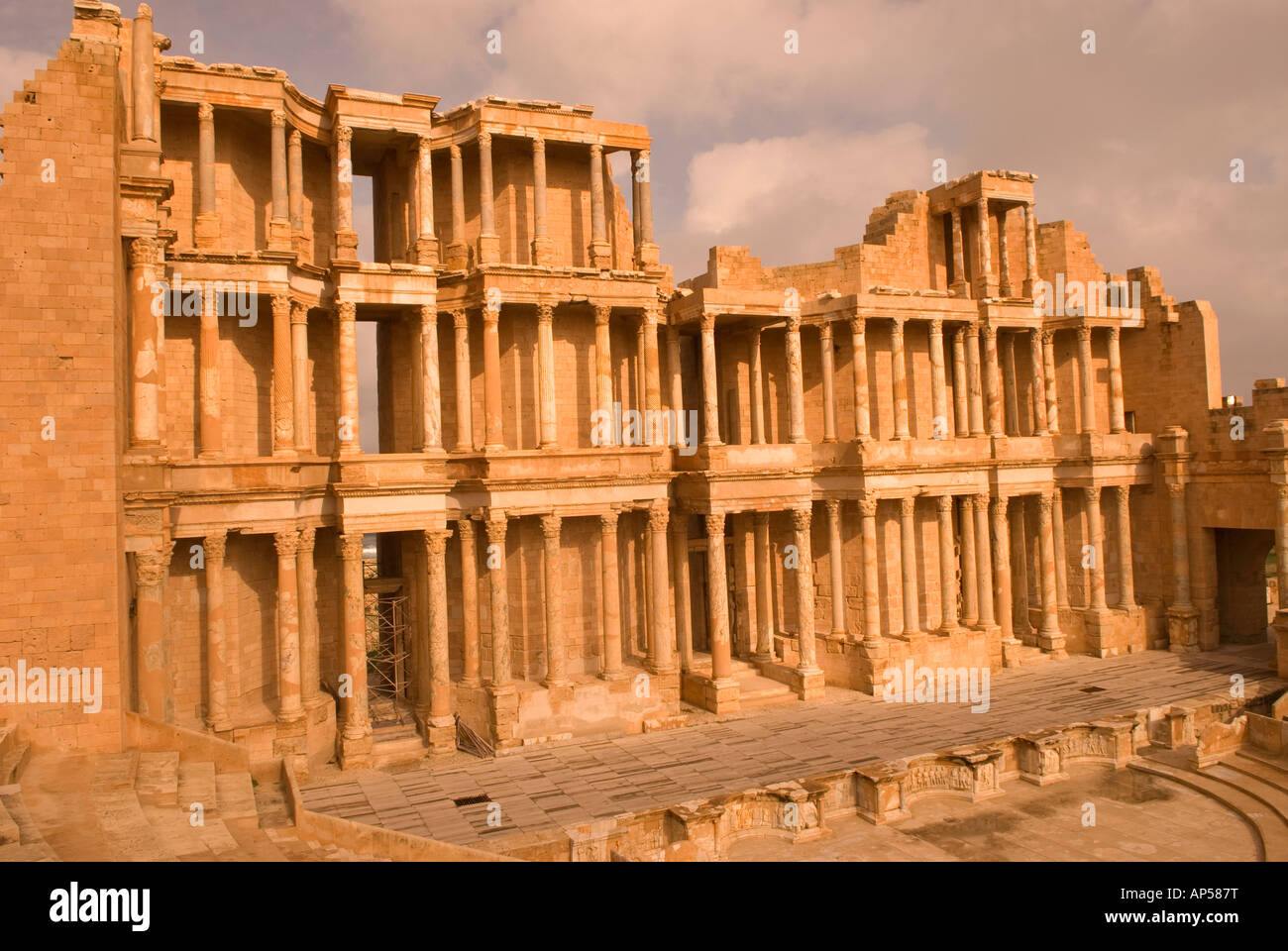 The Theatre Sabratha Libya Stock Photo - Alamy