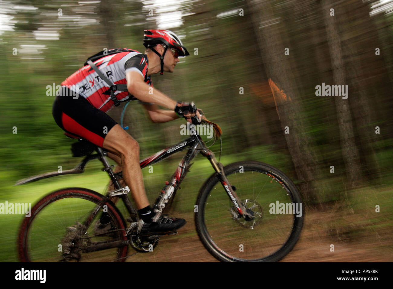 mtb race rider Stock Photo - Alamy
