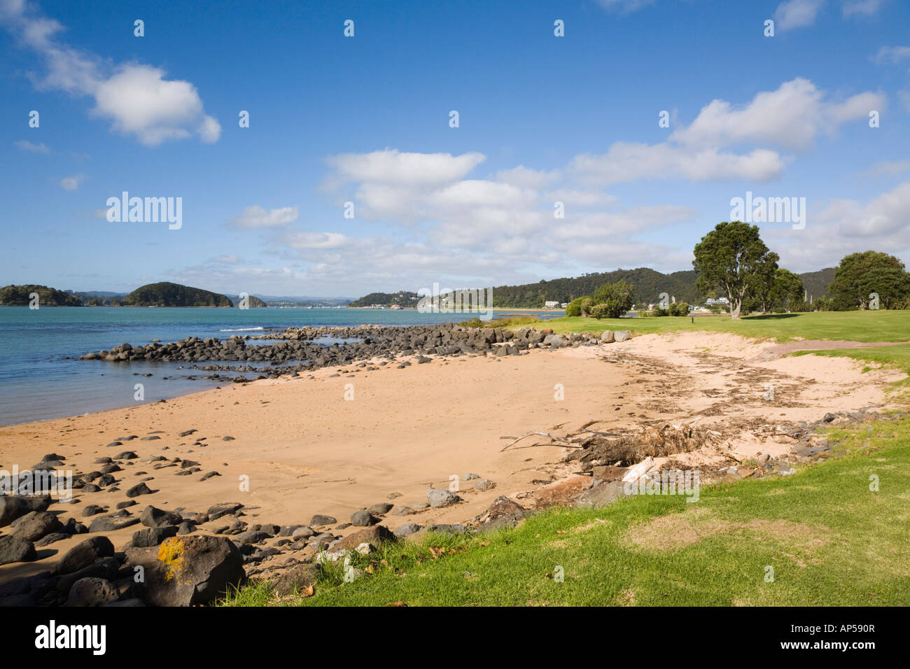 Hobson s beach at Waitangi National Reserve. Waitangi Bay of Islands ...