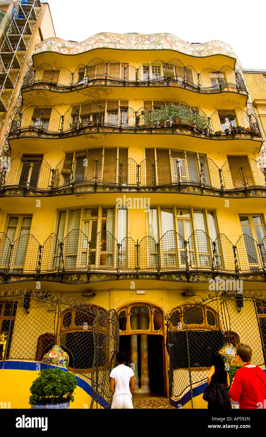 Casa Batllo by Antonio Gaudi. Pg. de Gràcia, 43, 08007 Barcelona, Spain ...