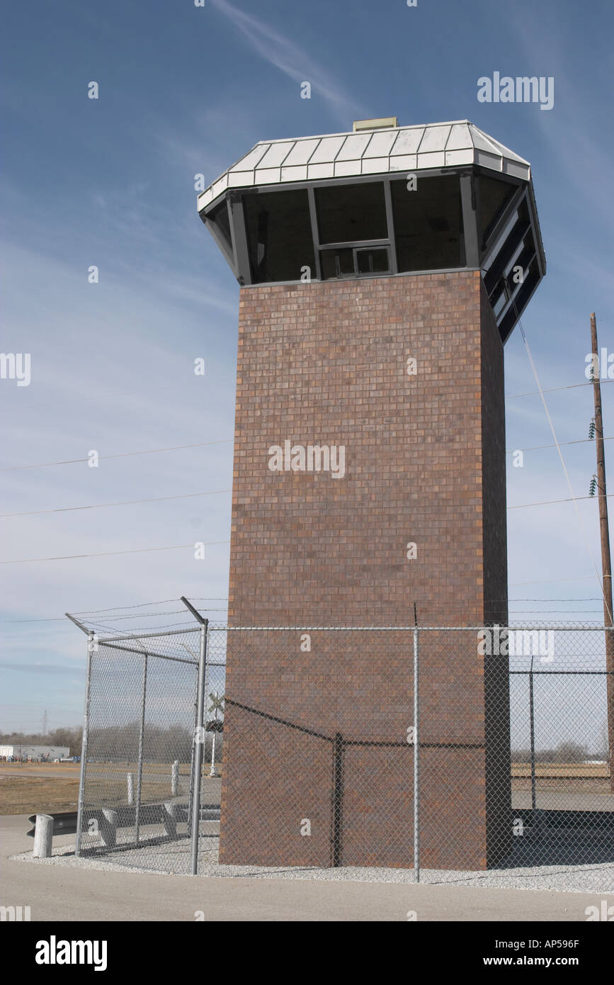 Guard tower at Nebraska State Penitentiary Lincoln Nebraska USA Tower ...