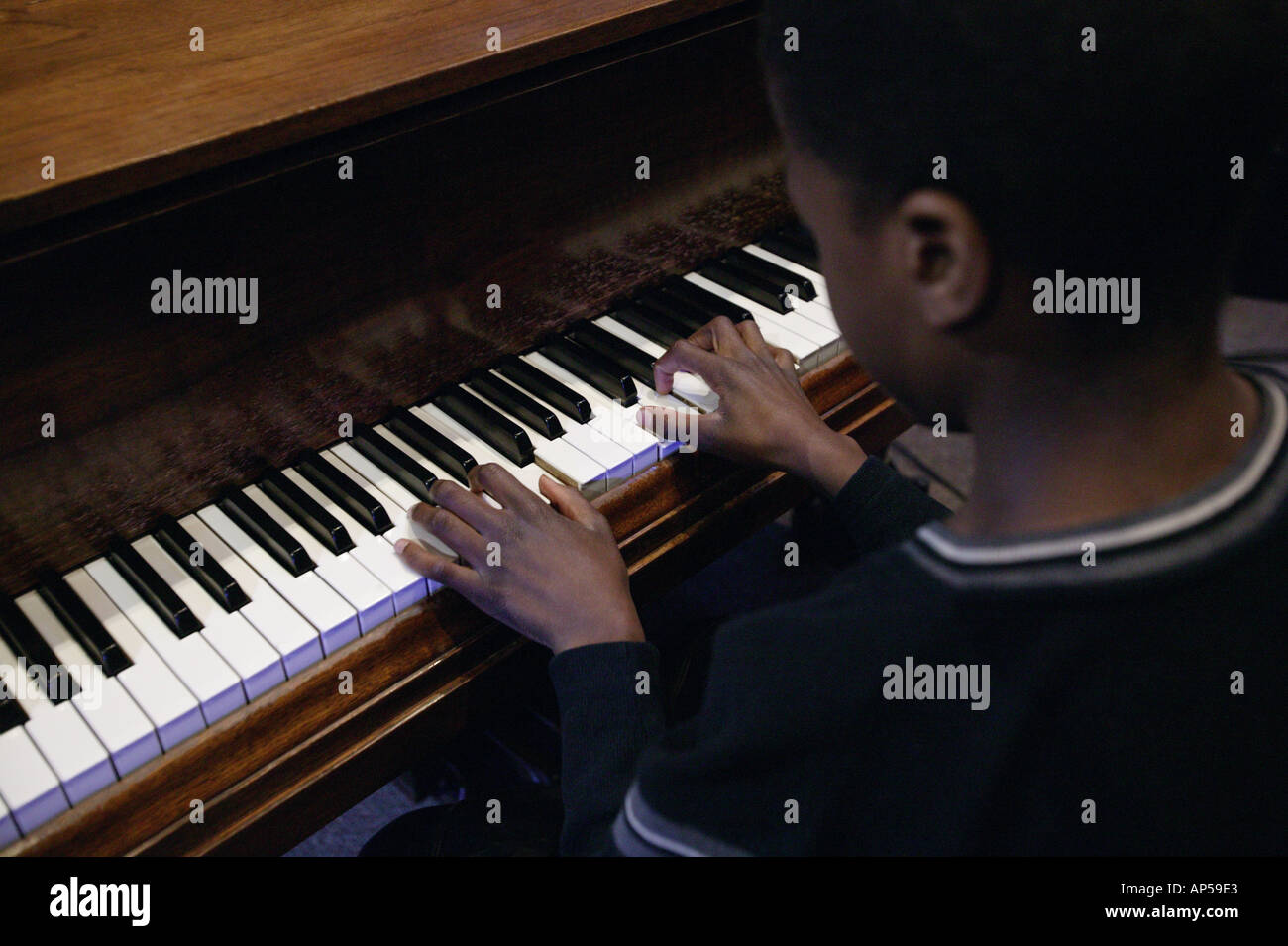 African american children playing instruments hi-res stock photography ...