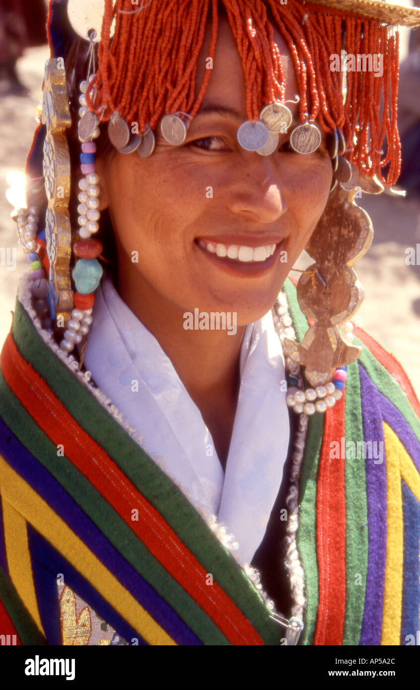 India Ladakh woman Stock Photo - Alamy
