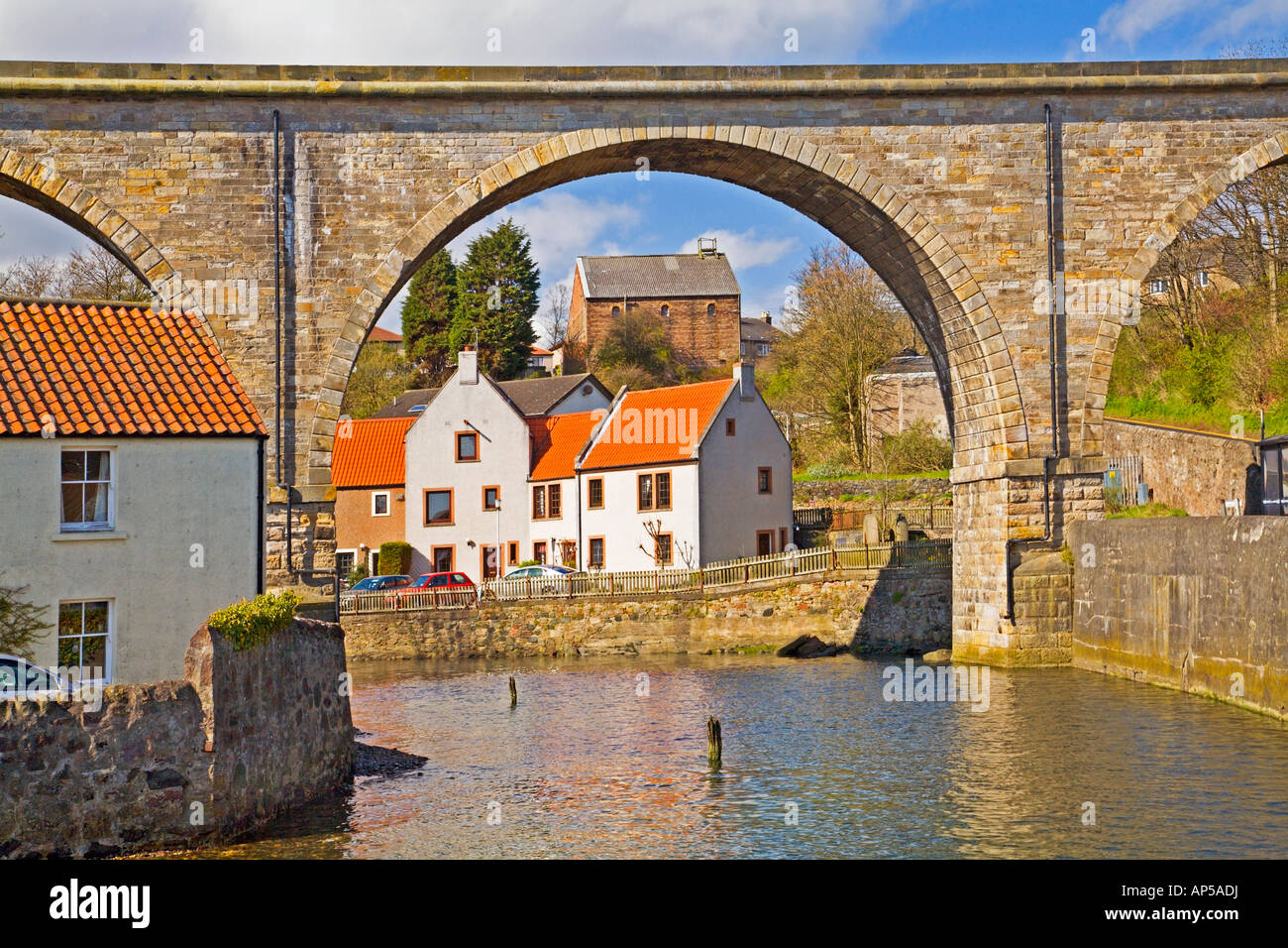 Railway Viaduct Lower Largo Stock Photo - Alamy