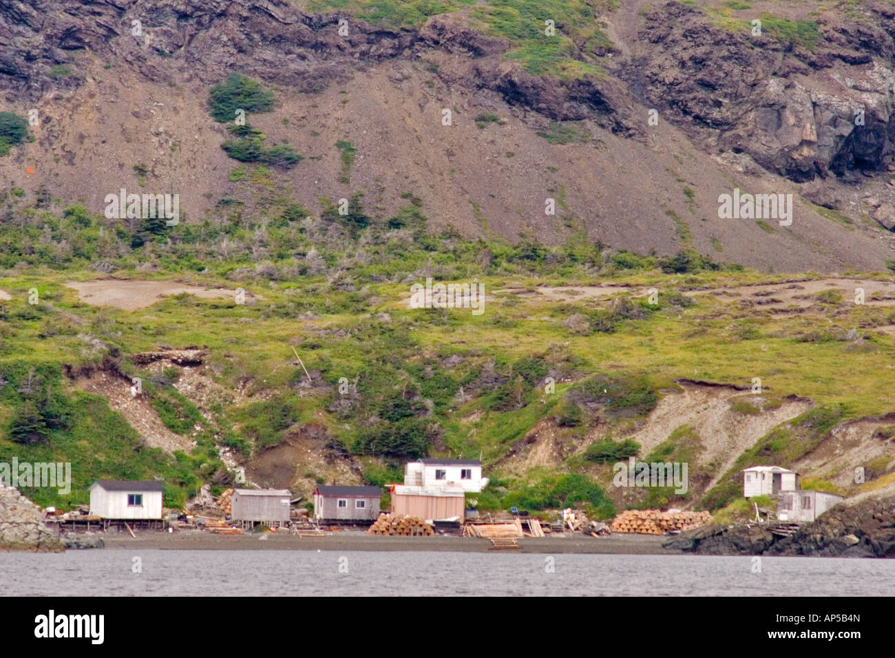 A small isolated outport fishing village on the shores of Bay of ...