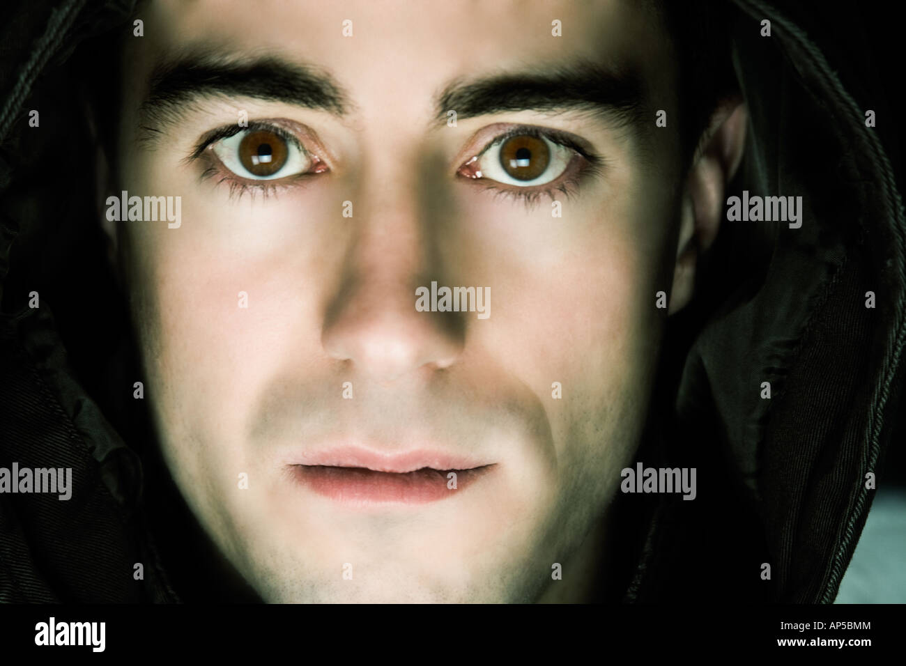 Man hooded coat hi-res stock photography and images - Alamy