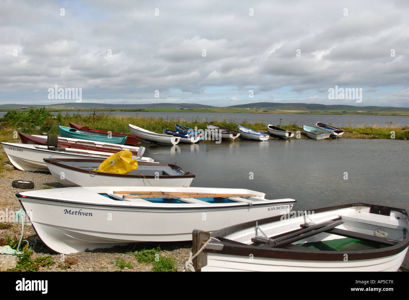 Fishing boats on orkney hi-res stock photography and images - Alamy