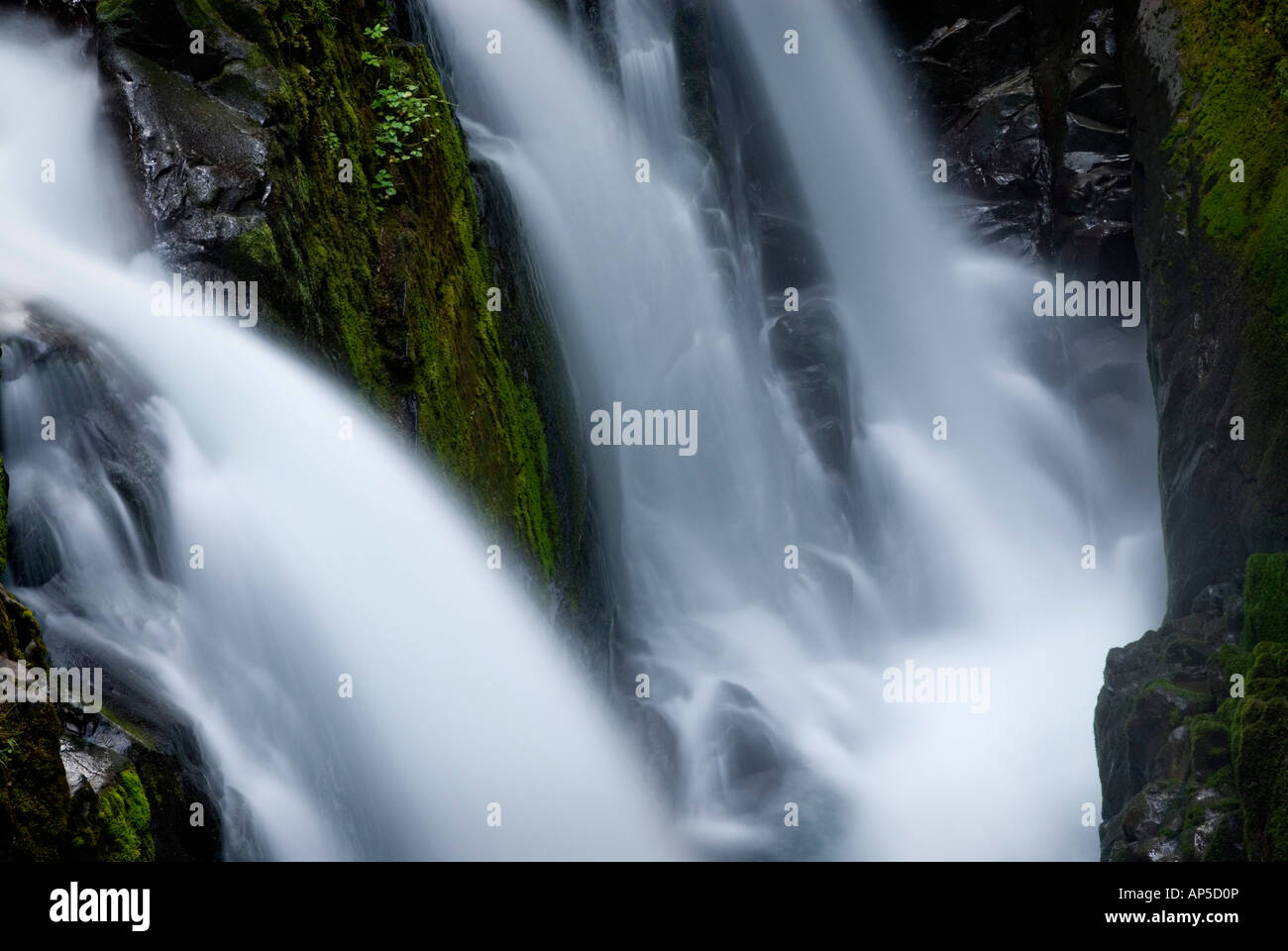 Sol Duc Falls Stock Photo - Alamy