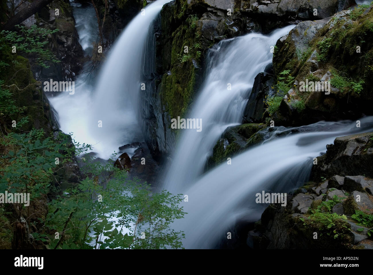 Sol Duc Falls Stock Photo - Alamy