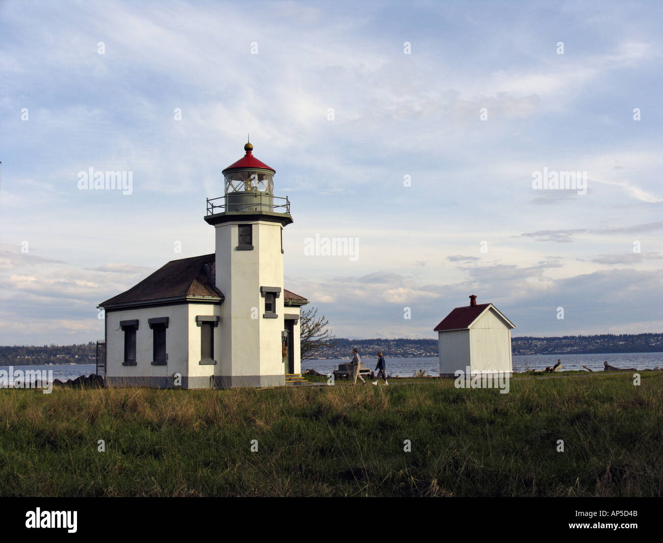 Point Robinson light house Maury Island Washington USA Stock Photo - Alamy