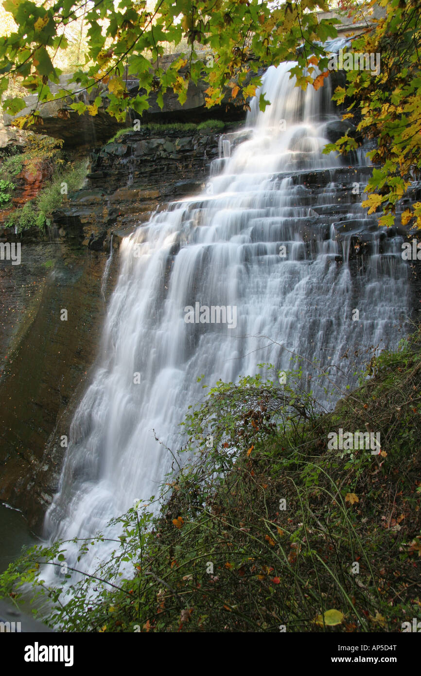 Brandywine Falls Water Falls Cuyahoga Valley National Park Ohio Stock ...