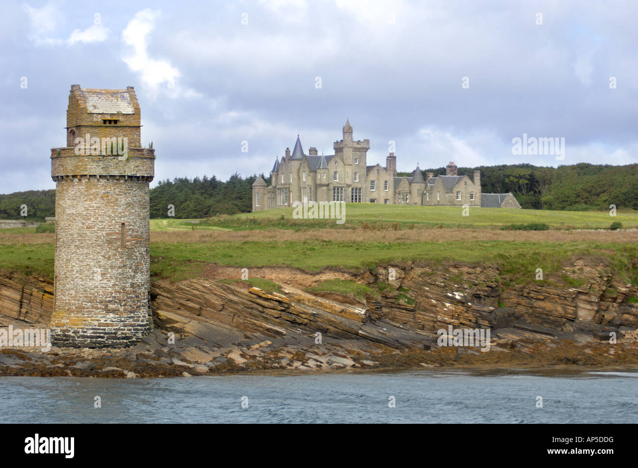 Balfour castle shapinsay island orkney islands hi-res stock photography ...