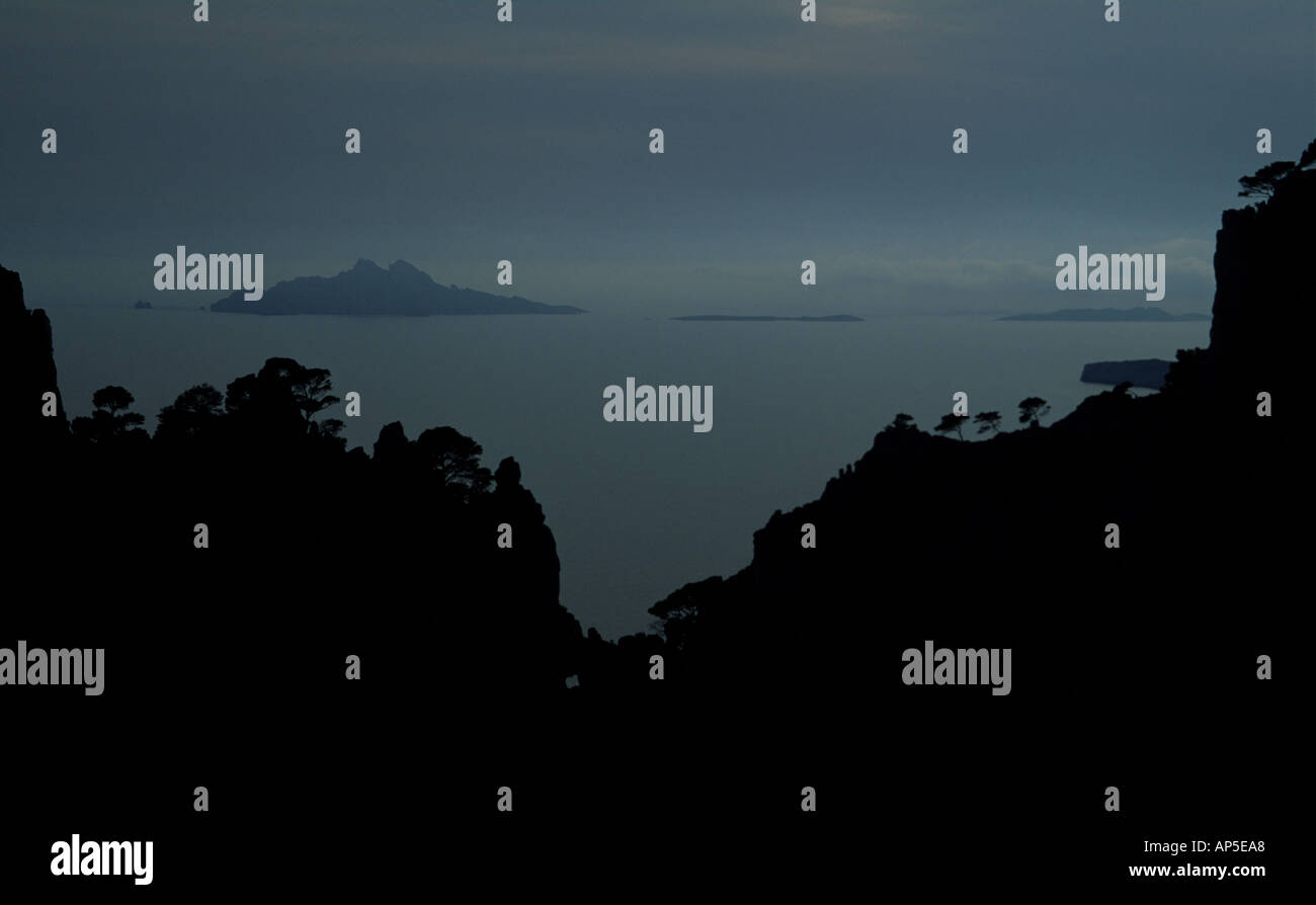 Rocky inlet Marseille France Stock Photo - Alamy