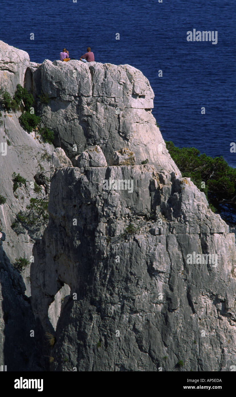 Rocky inlet Marseille France Stock Photo - Alamy