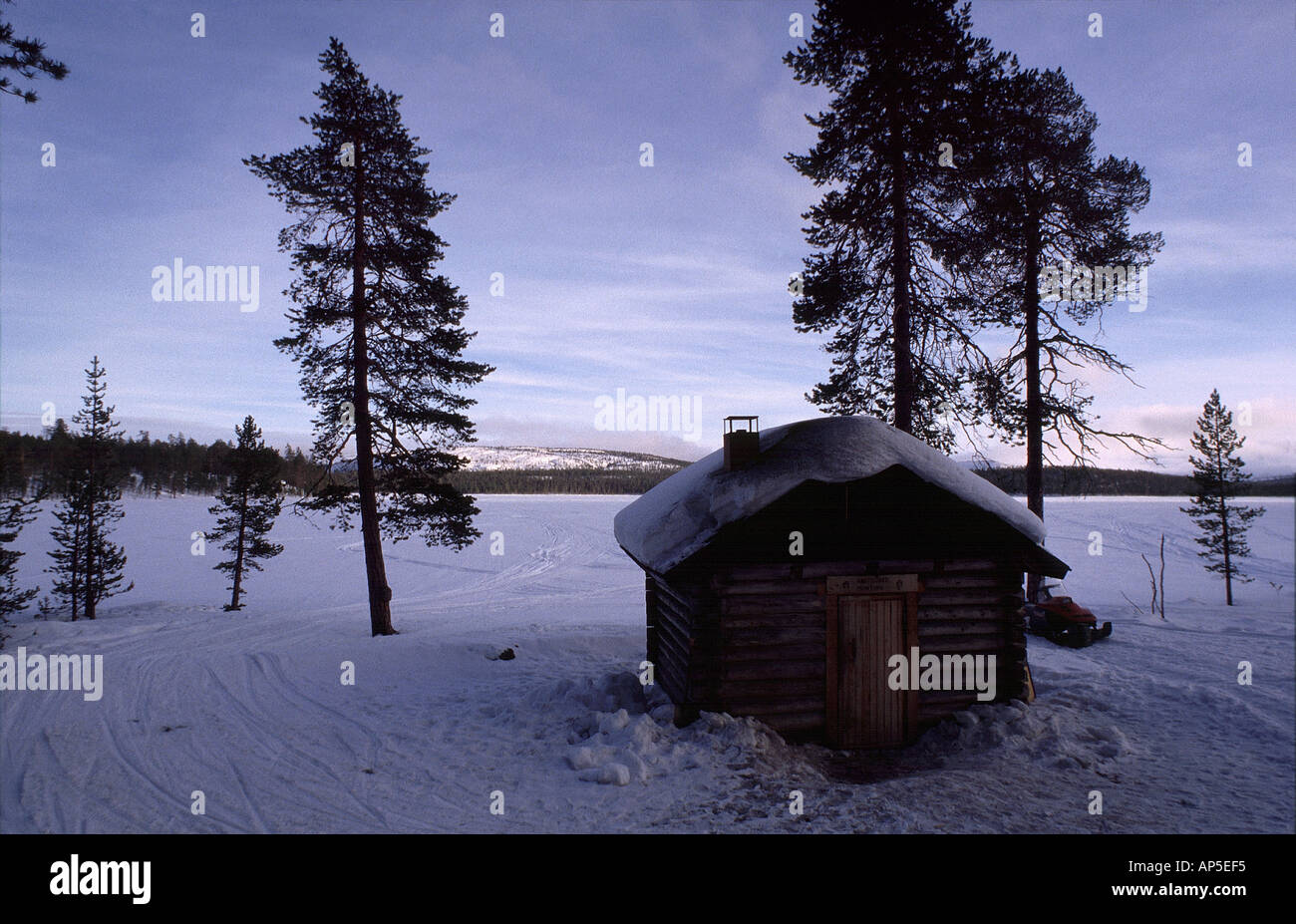 Wilderness Hut Finland Stock Photo - Alamy