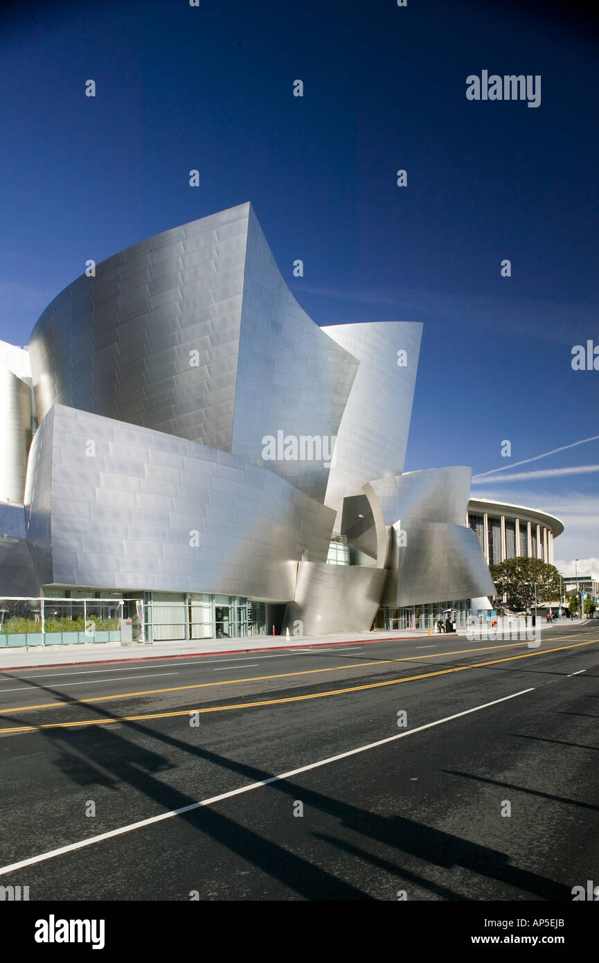 USA, California, Los Angeles, Downtown: Walt Disney Concert Hall, (b ...