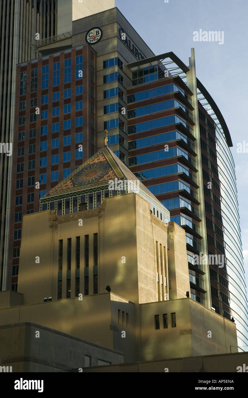 USA, California, Los Angeles, Downtown: Los Angeles Central Library ...
