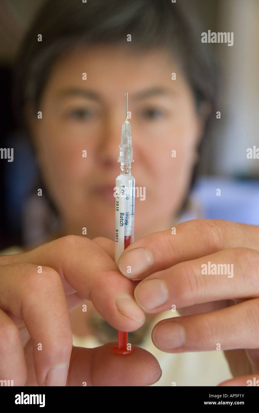 Self administration hi-res stock photography and images - Alamy